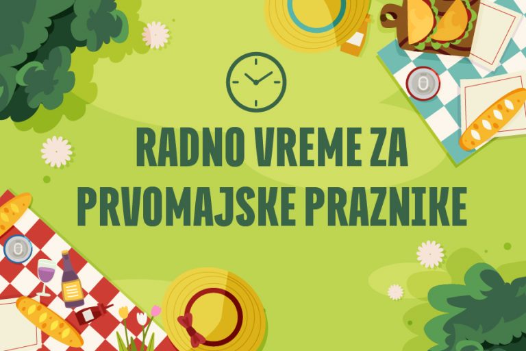 Radno vreme za prvomajske praznike - 2025 | Aroma